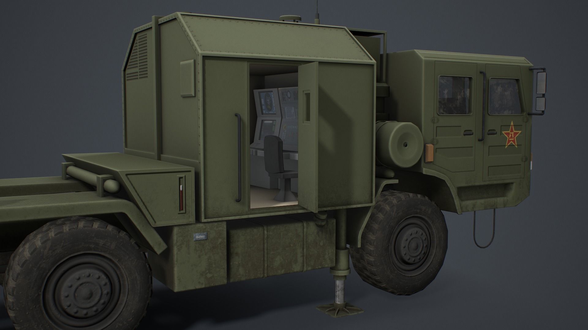 3D model HQ-16B Anti Air Complex VR / AR / low-poly | CGTrader