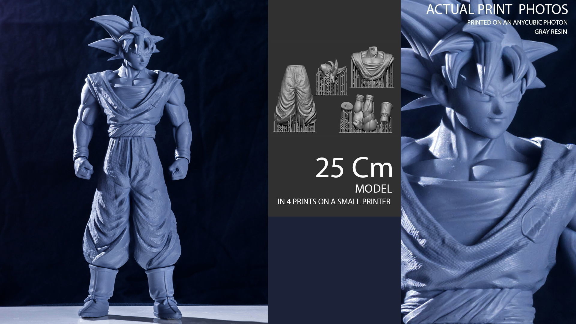 GOKU - READY to PRINT 3D model 3D printable | CGTrader