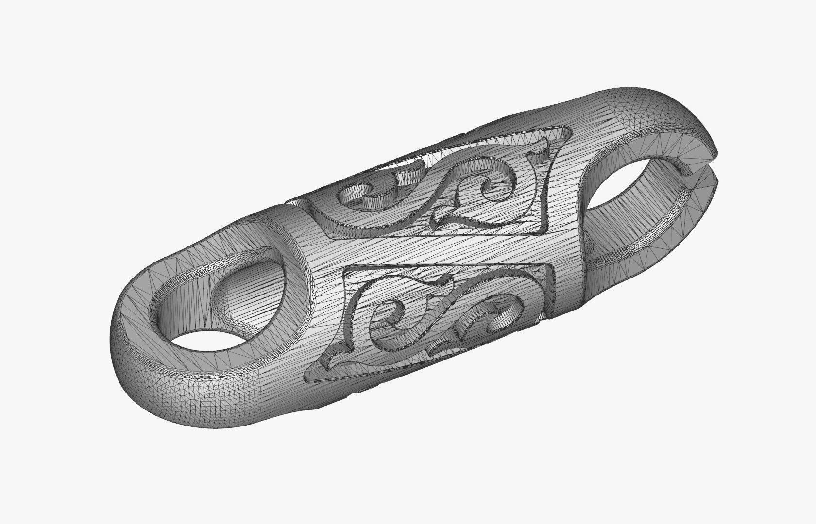 Chain Link 203 3D model 3D printable | CGTrader