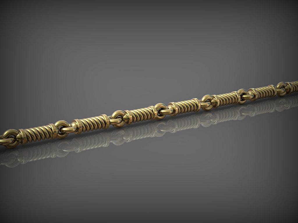 Chain Link 204 3D model 3D printable | CGTrader
