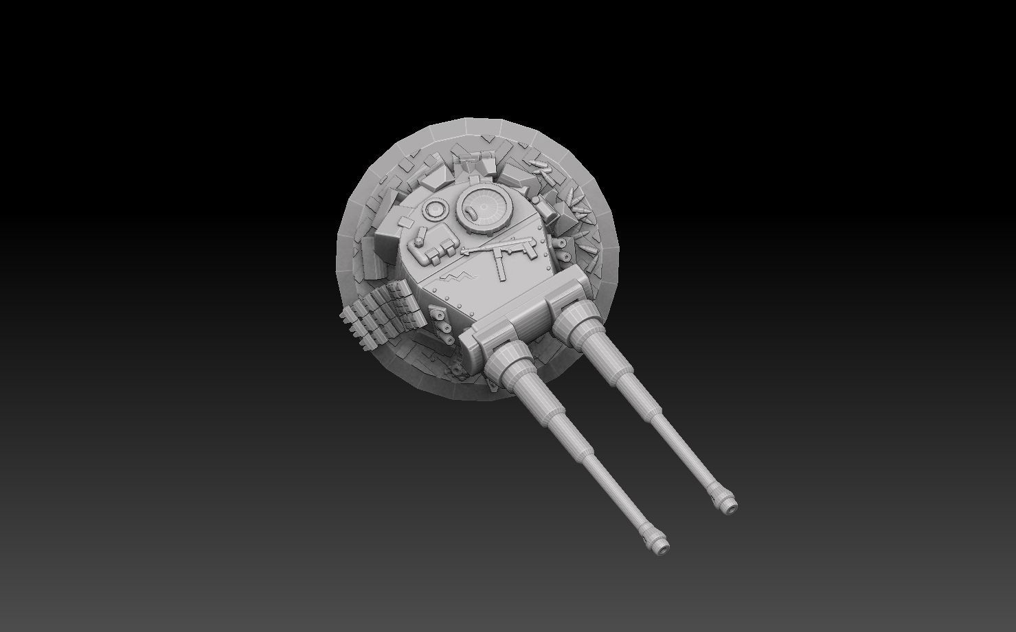 Round Base Megapack Royalty Free Licence Version 3D model 3D printable ...