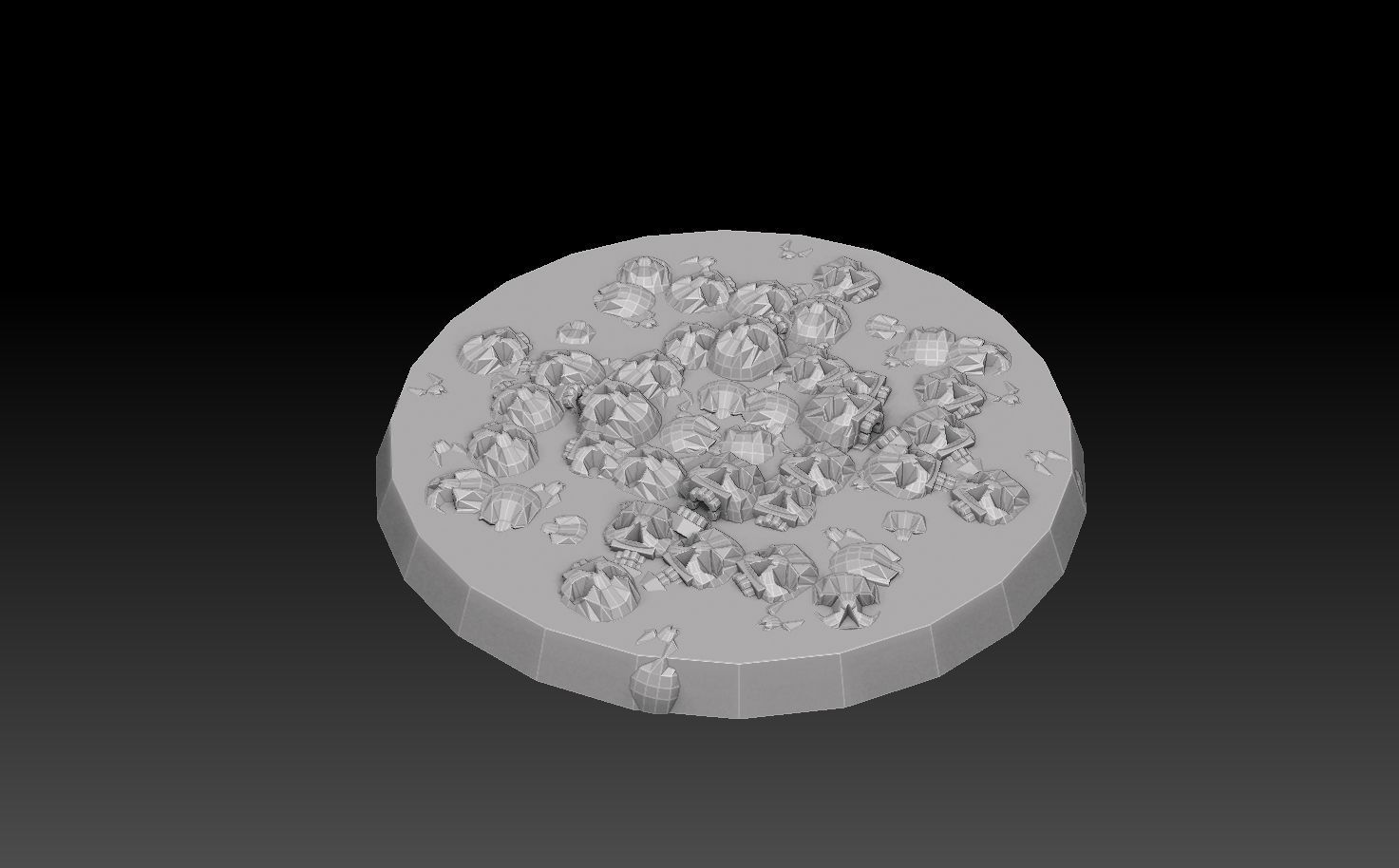 Round Base Megapack Royalty Free Licence Version 3D model 3D printable ...