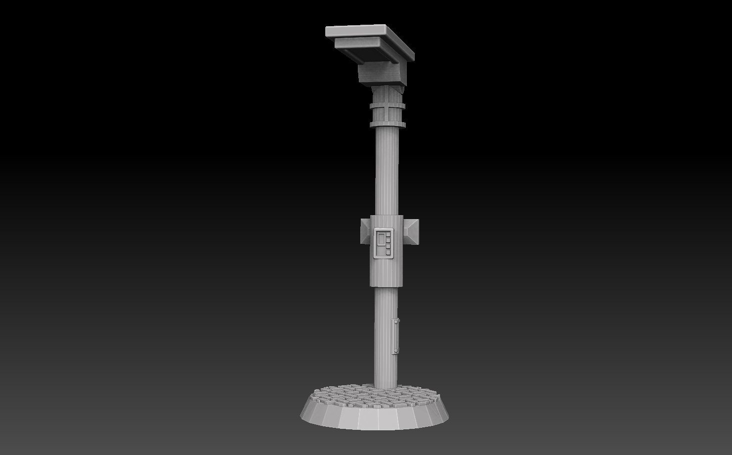 Round Base Megapack Royalty Free Licence Version 3D model 3D printable ...