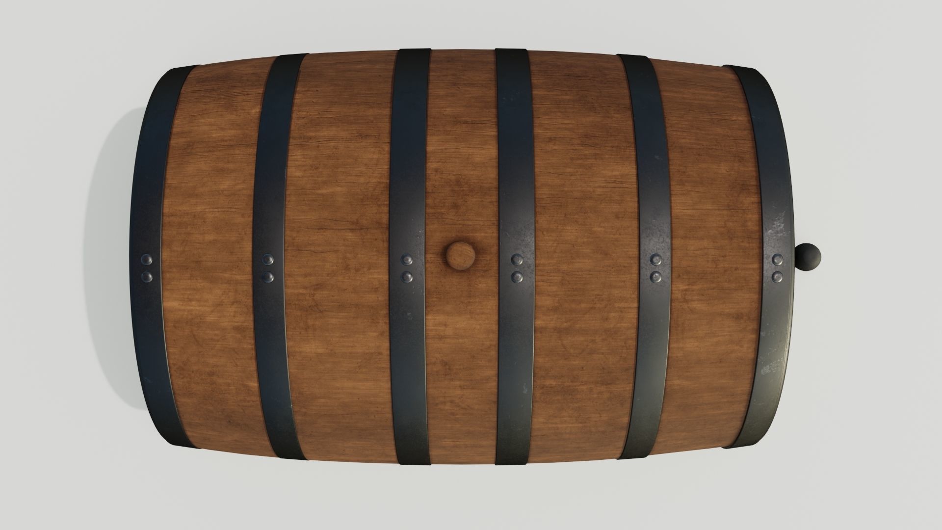 3D model Whiskey Barrel 2-4K PBR Textures 3D model Low VR / AR / low ...