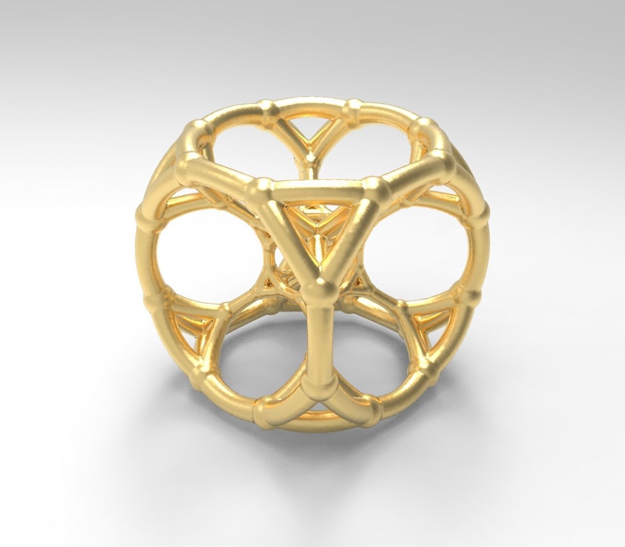 4d Polytope Bead - Multidimensional Math Art Pendant 3D model 3D model ...