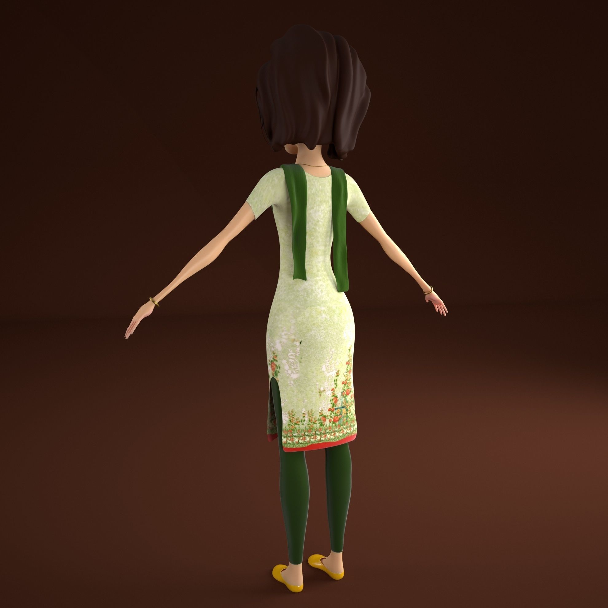 Indian Female free 3D model | CGTrader