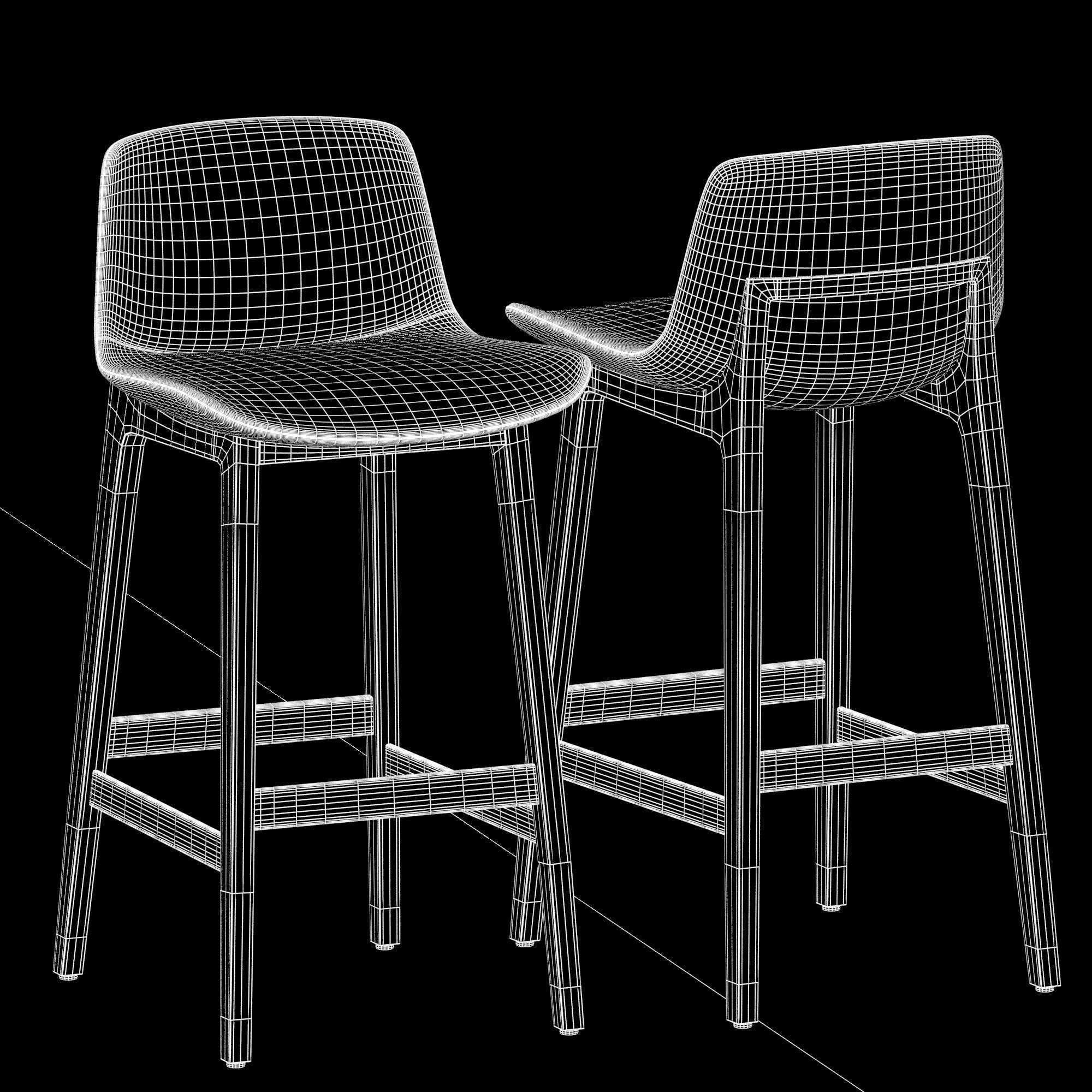 POLIFORM SGABELLO VENTURA Render Ready Vray Corona free 3D model | CGTrader