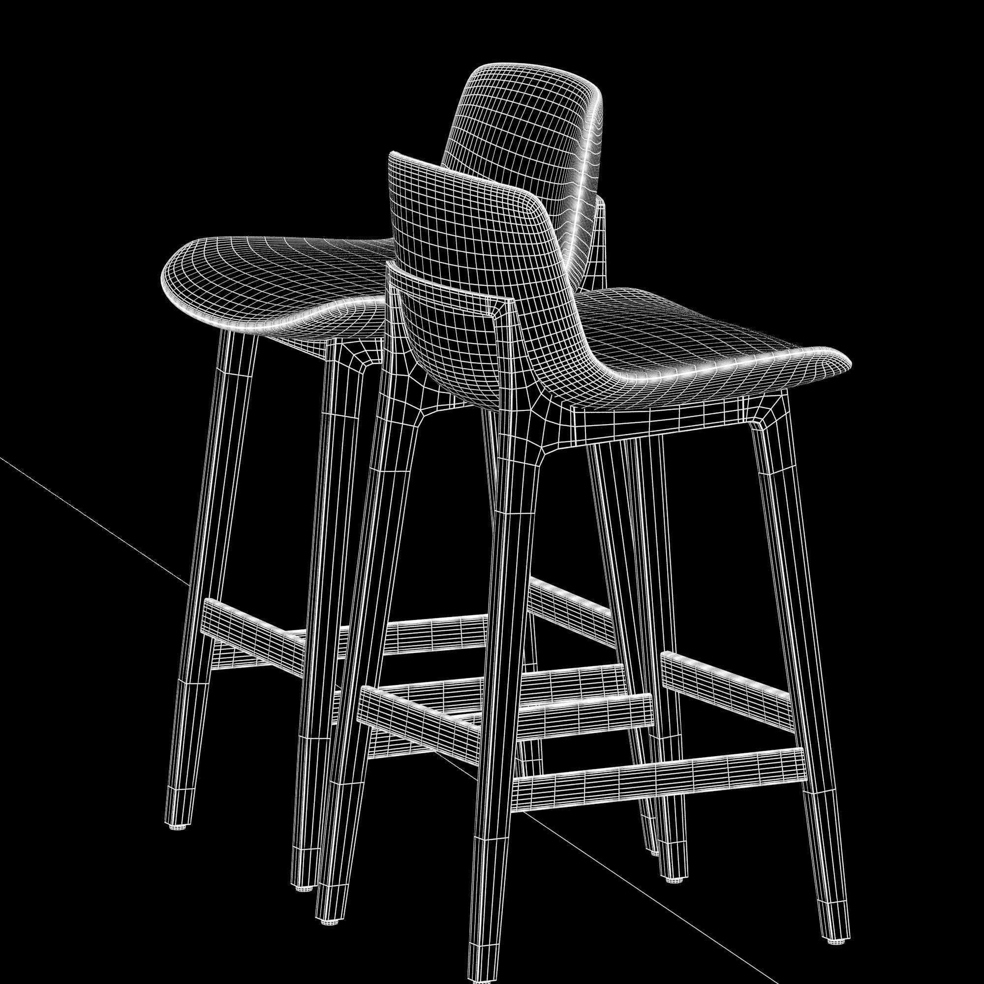 POLIFORM SGABELLO VENTURA Render Ready Vray Corona free 3D model | CGTrader