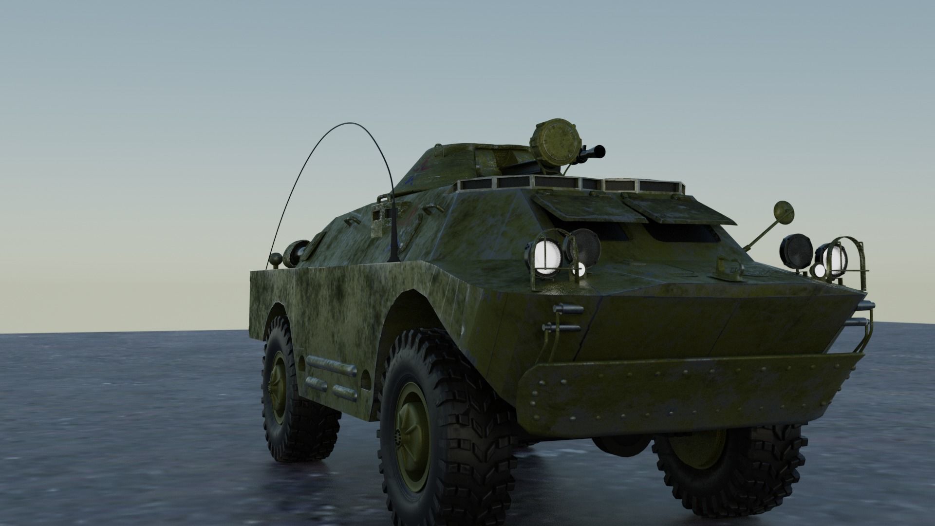 combat reconnaissance patrol vehicle 3D model | CGTrader