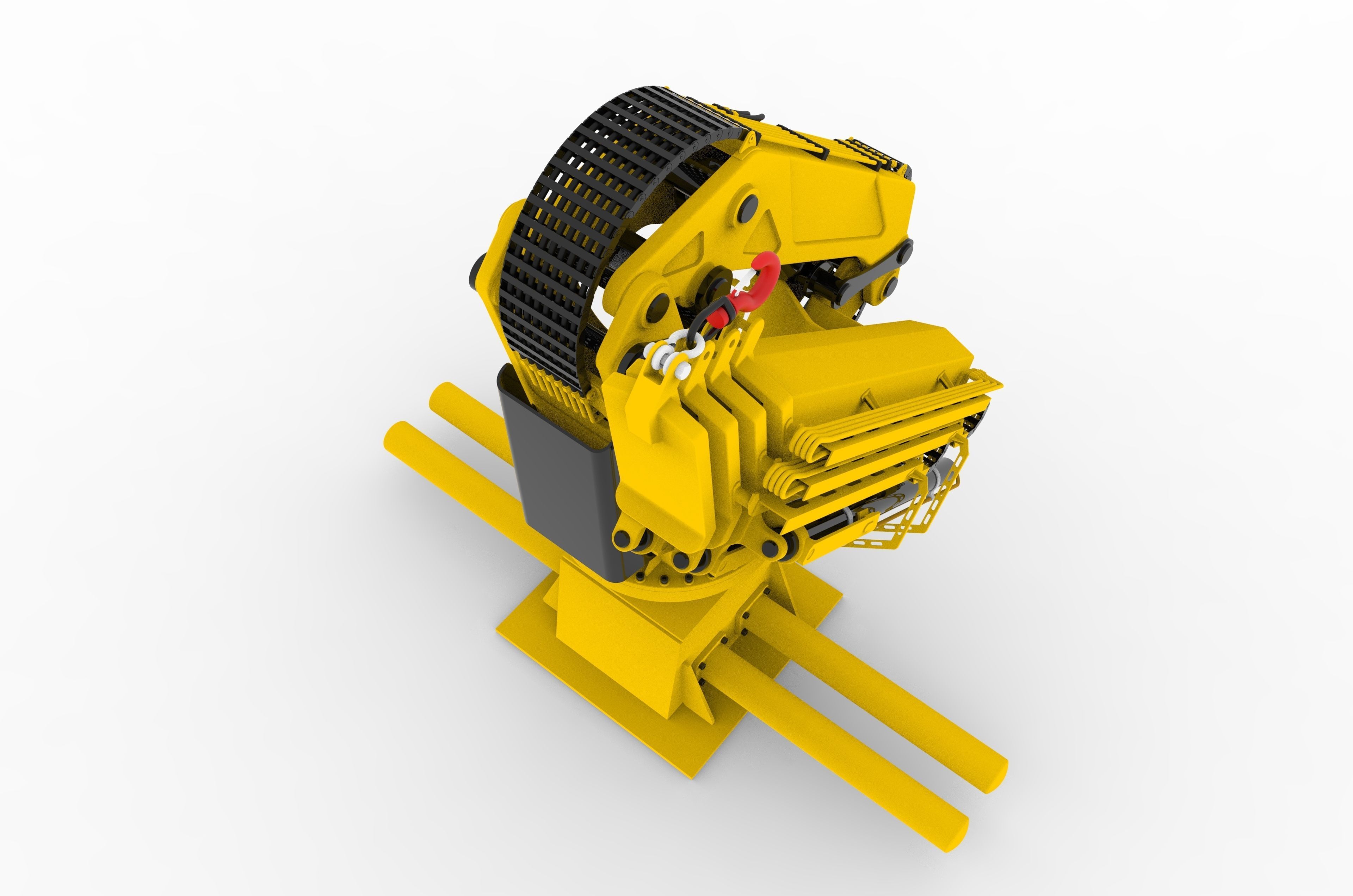 Foldable Boom Crane 3D model | CGTrader