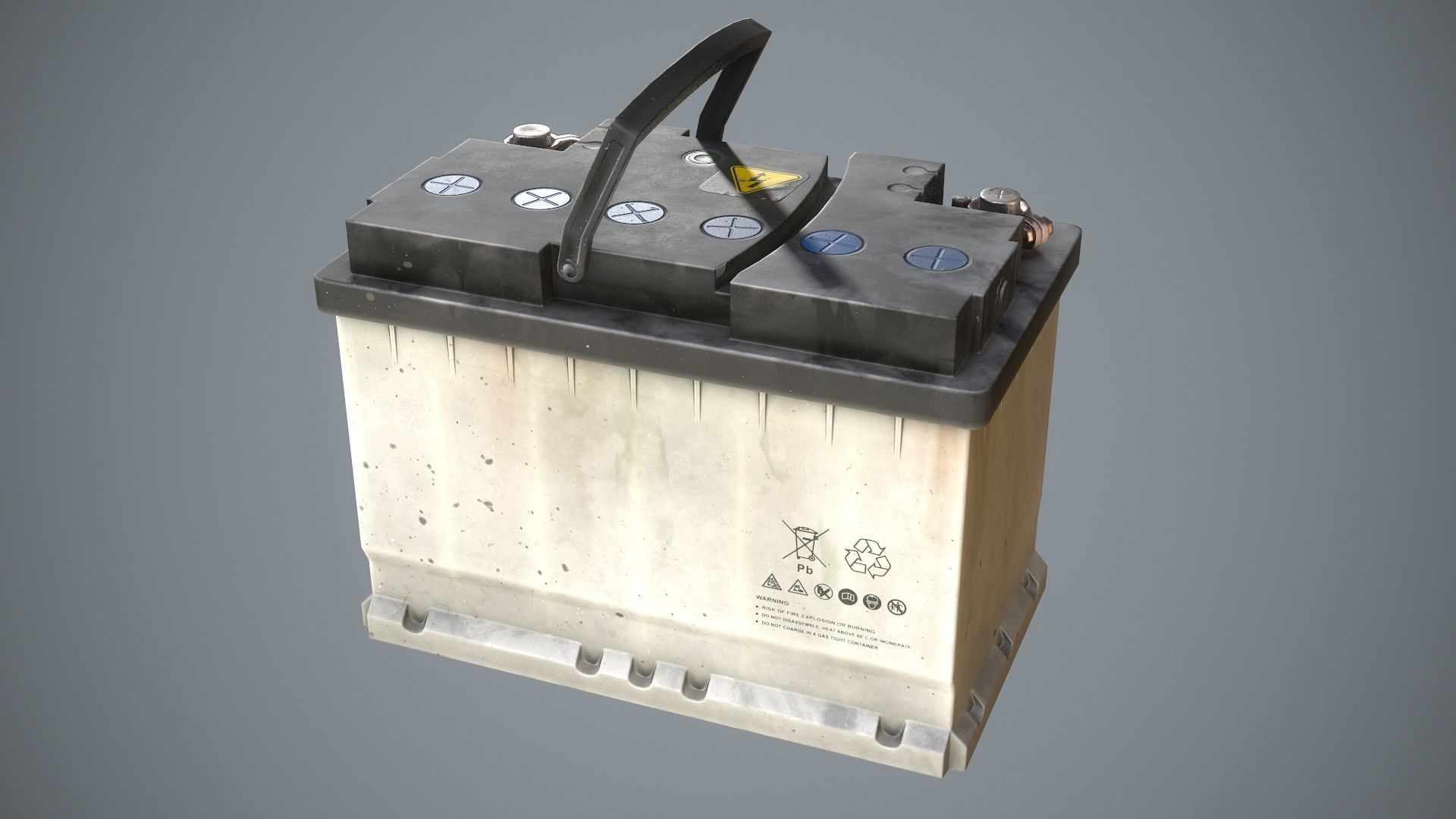 3D model Car battery Game-ready VR / AR / low-poly | CGTrader