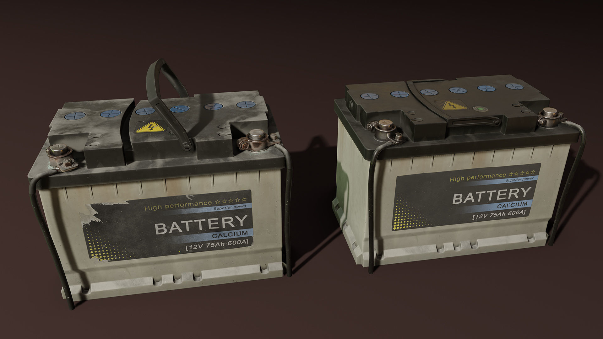 3D model Car battery Game-ready VR / AR / low-poly | CGTrader