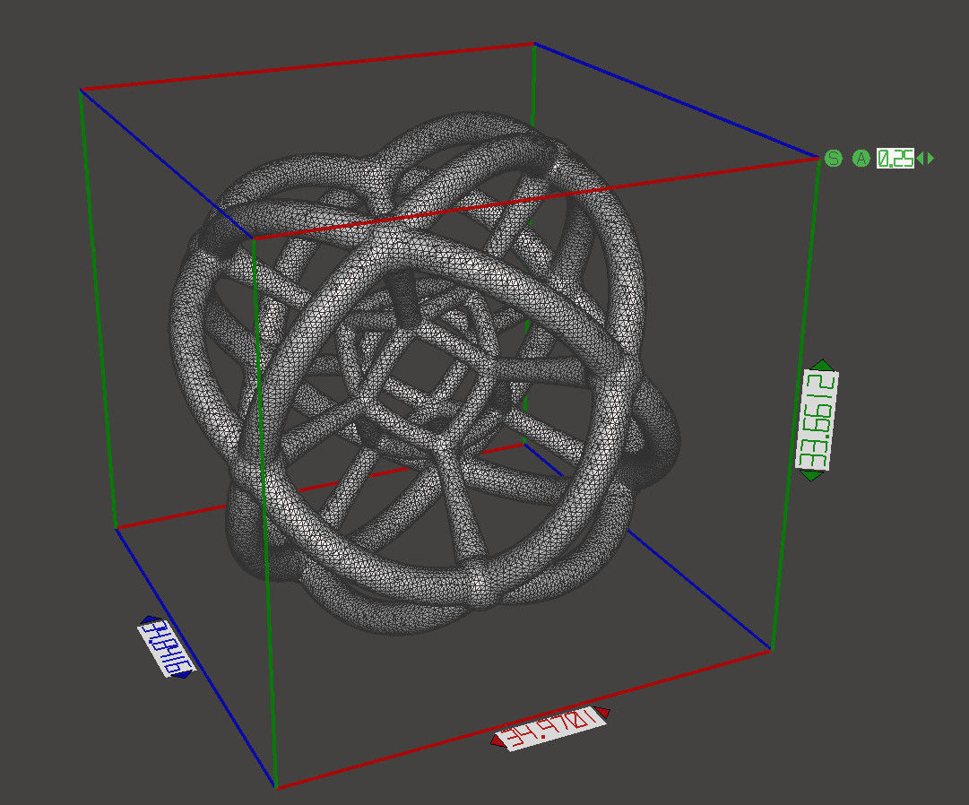 4d Geometric Bead - Hypersphere Math Art Pendant 3D model 3D model 3D ...