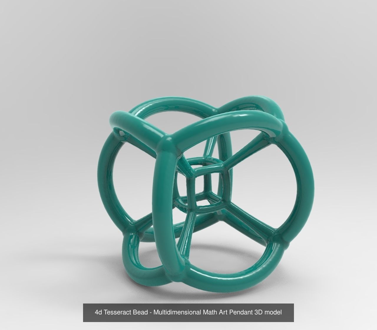 10 Polytope Beads Set - Scientific Jewellery 3D Print Pendants 3D Model ...