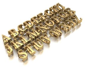 Alphabet 3D Models | CGTrader