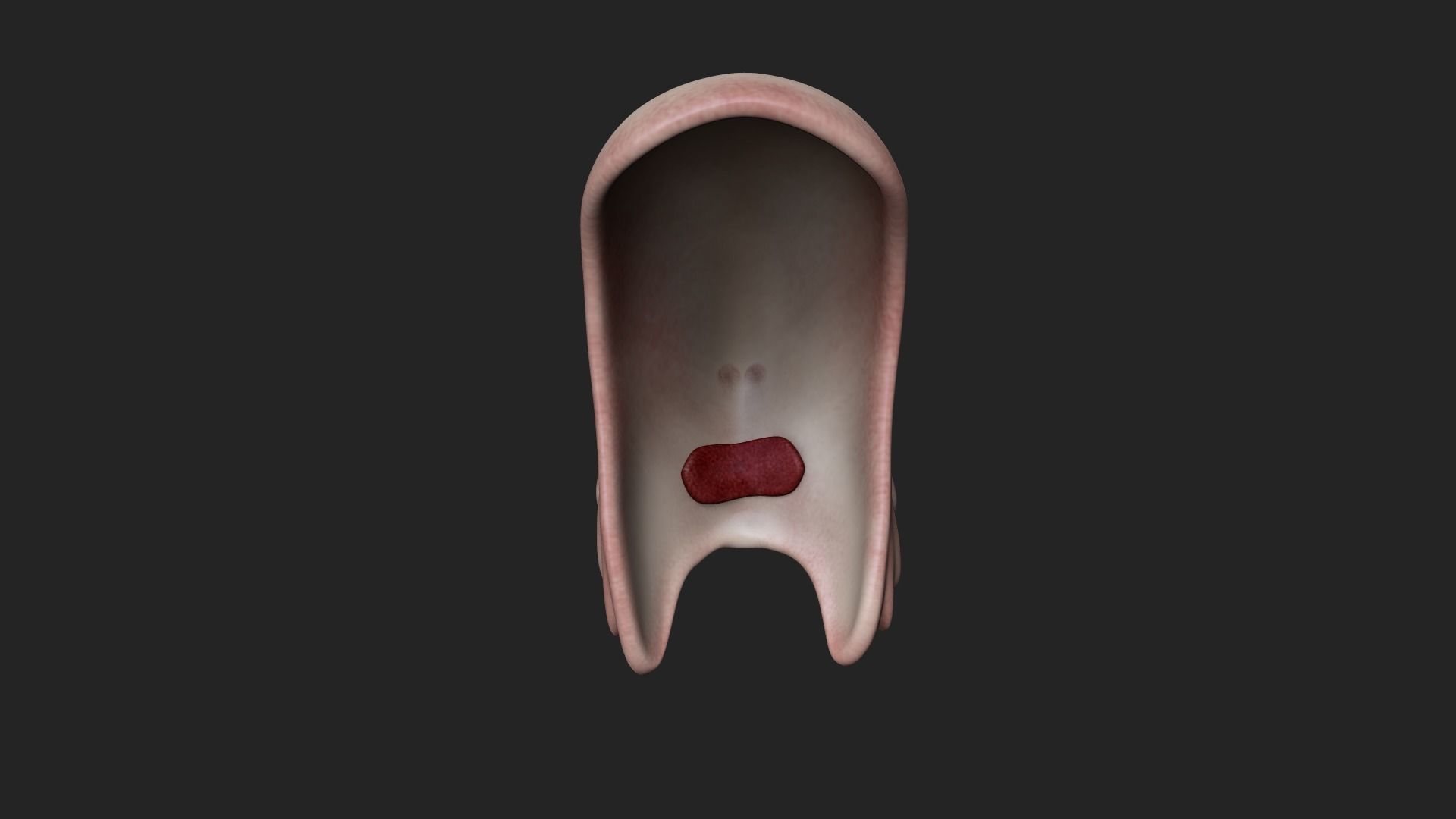 3D model The Pale Man Mask - Creepy Terror Character Costume VR / AR ...
