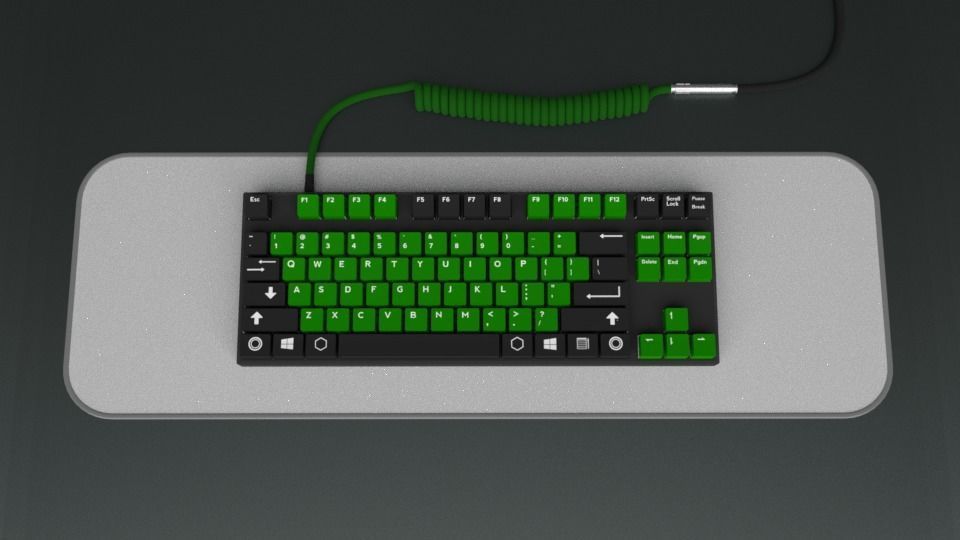Mechanical Keyboard free 3D model | CGTrader