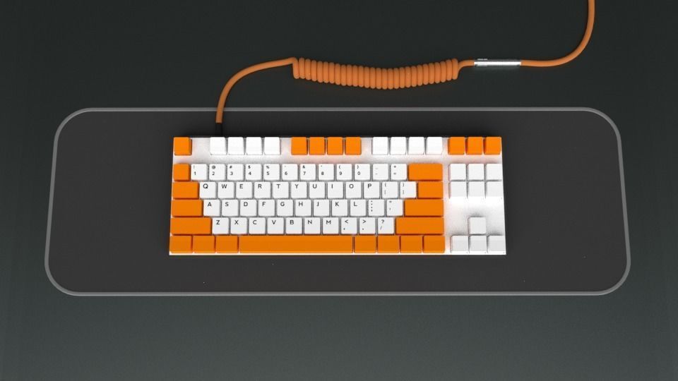 Mechanical Keyboard free 3D model | CGTrader