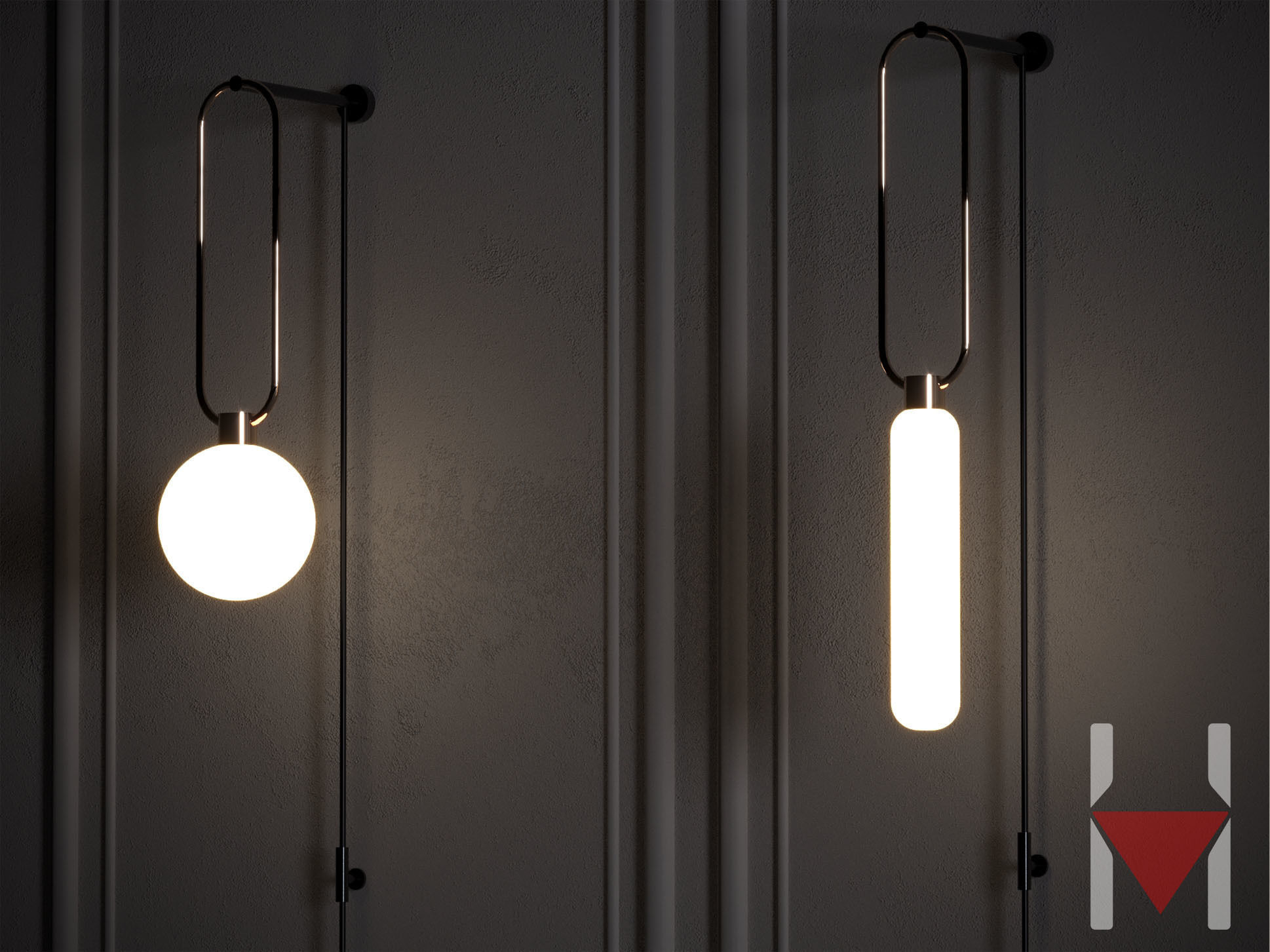 Wall Lights free 3D model | CGTrader