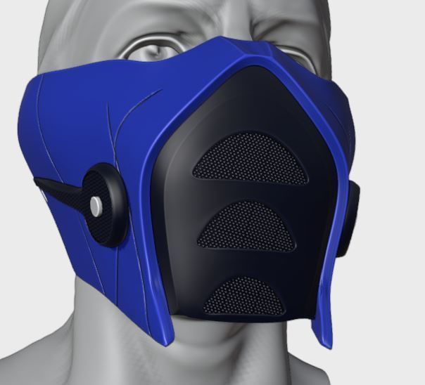 subzero half mask 3D model 3D printable | CGTrader
