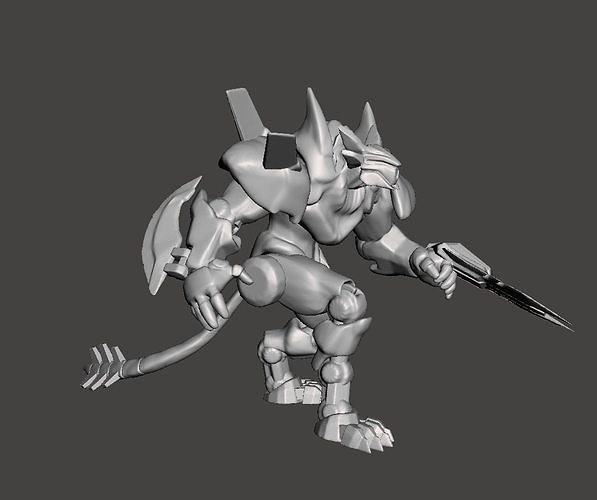 Mecha Rengar 3D Model 3D model 3D printable | CGTrader
