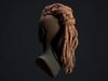 3D model Low Poly Dreads person with dreadlocks VR / AR / low-poly ...
