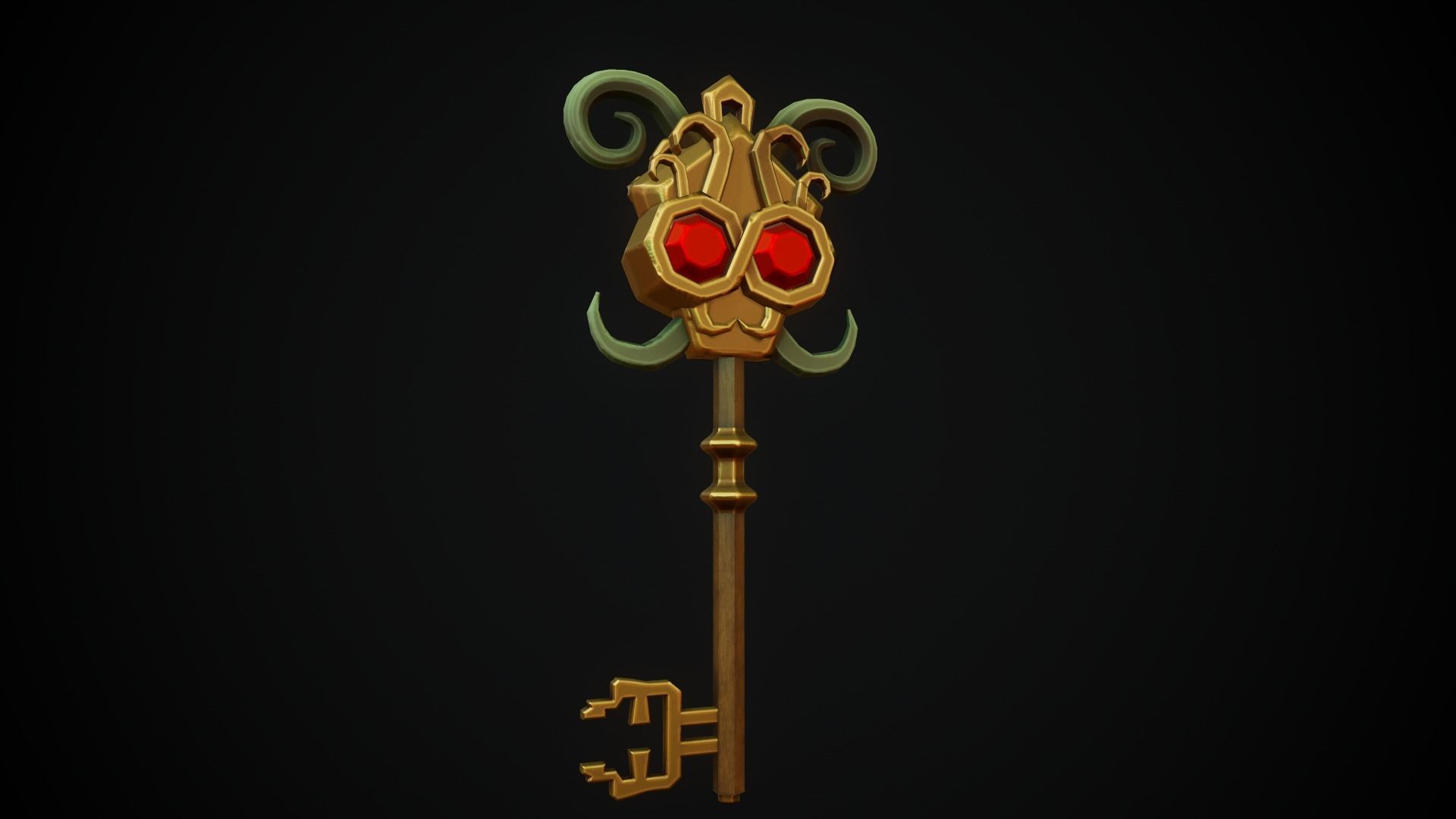 Stylized Key free VR / AR / low-poly 3D model | CGTrader