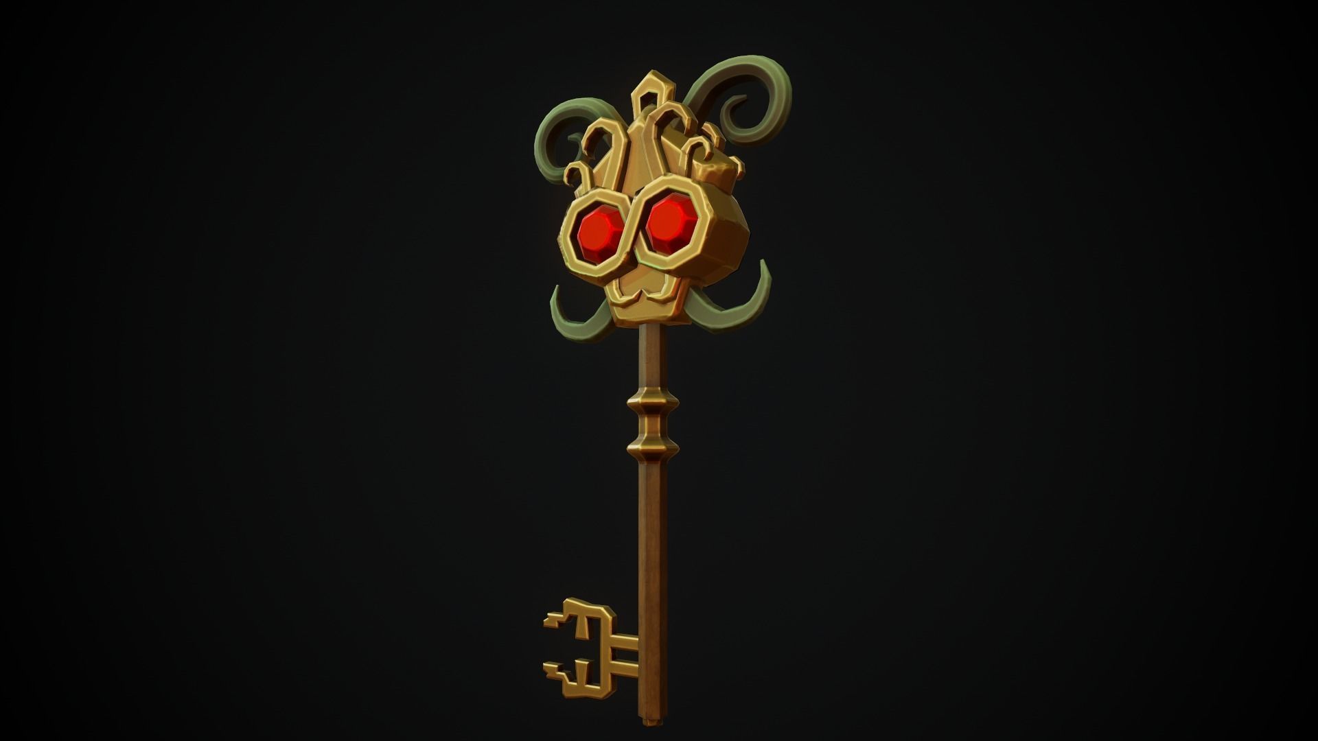 Stylized Key free VR / AR / low-poly 3D model | CGTrader