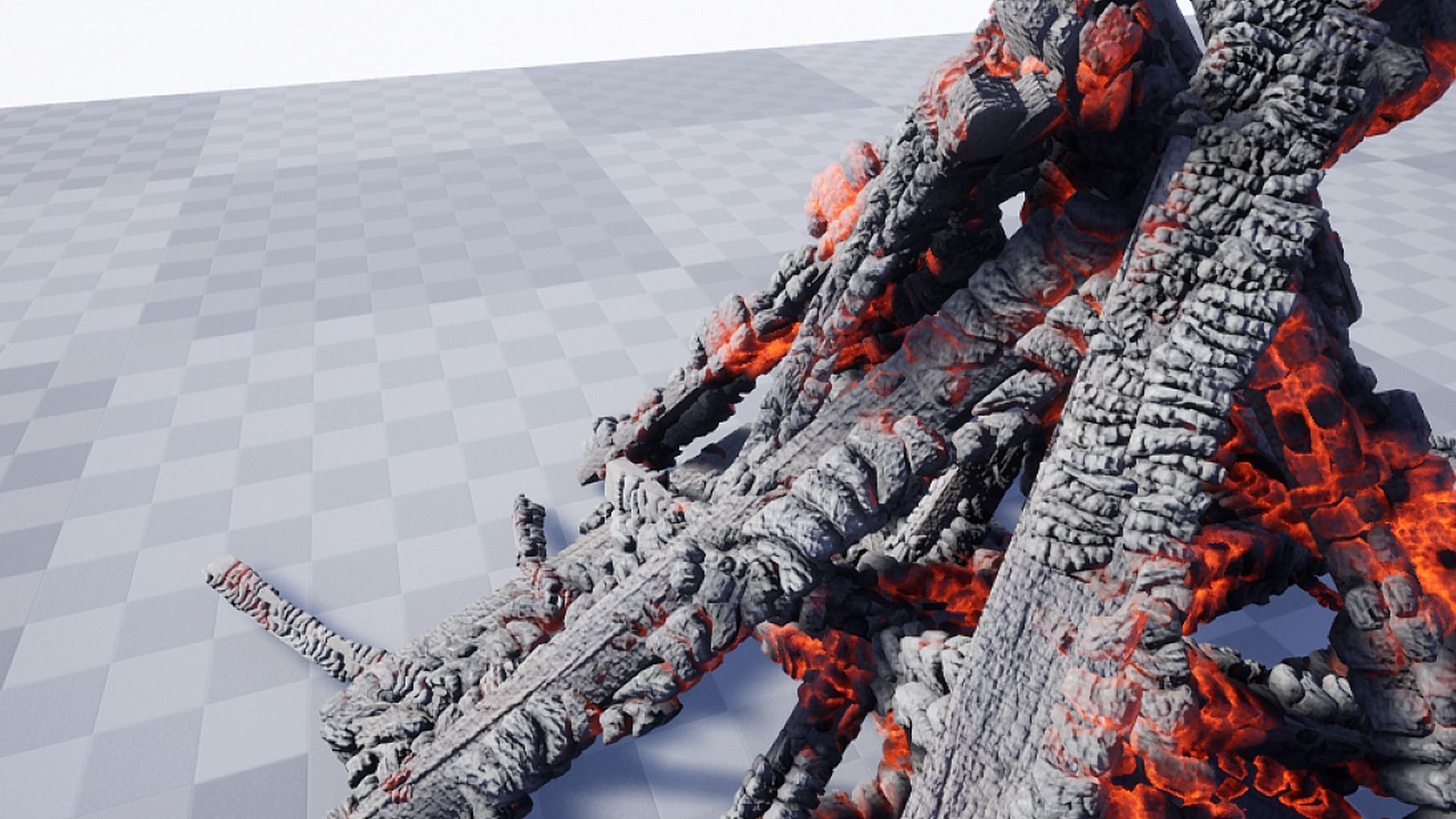 Burning Wood Animated 26 Pack Unreal Engine 3D model animated | CGTrader