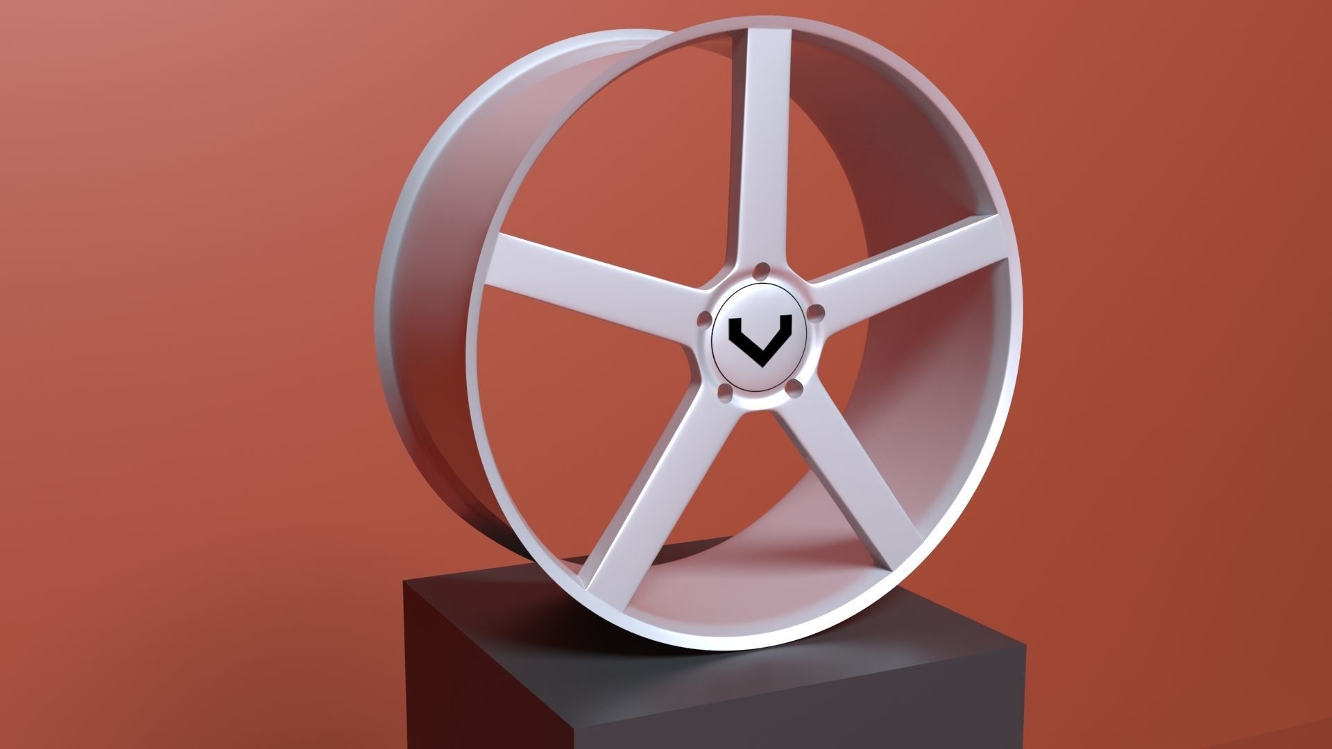 Vossen look alike rim free 3D model | CGTrader