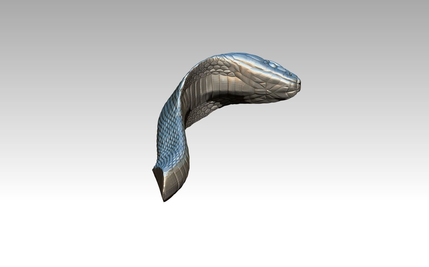 Cobra Snake Head part 3D model 3D printable | CGTrader