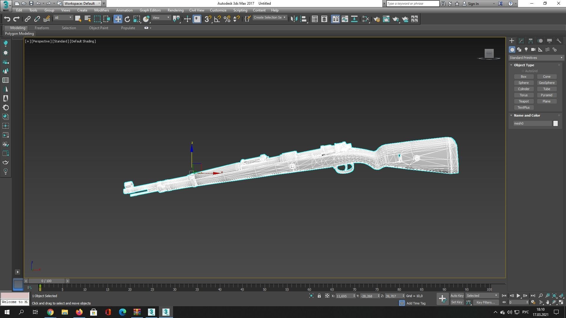 3D model Rifle Mauser 98k VR / AR / low-poly | CGTrader