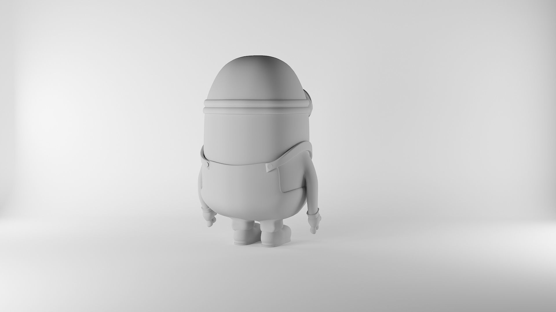 Minion humanoid robot 3D model | CGTrader