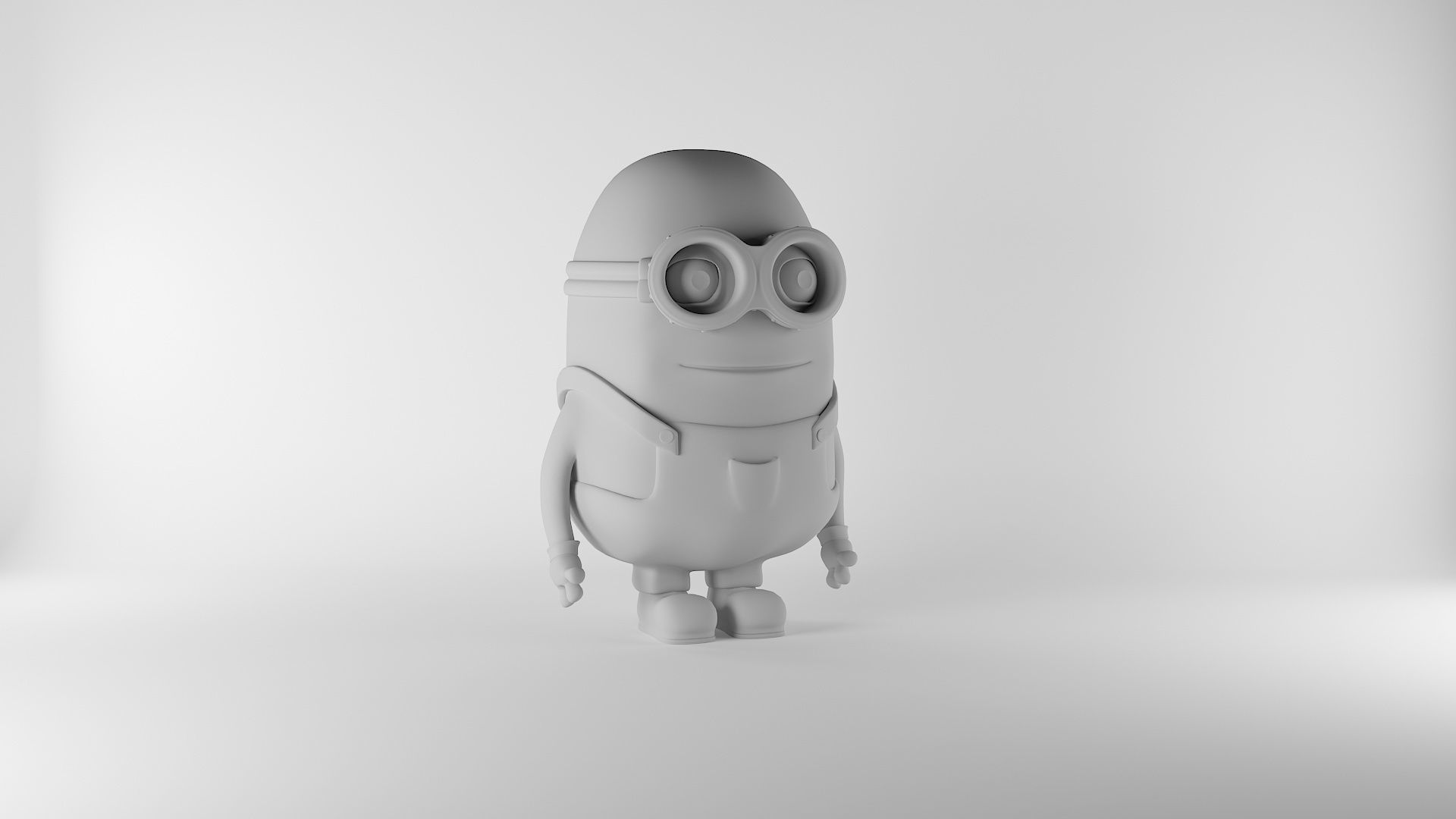 Minion humanoid robot 3D model | CGTrader