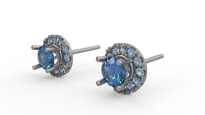 Earring 96 3D model 3D printable | CGTrader