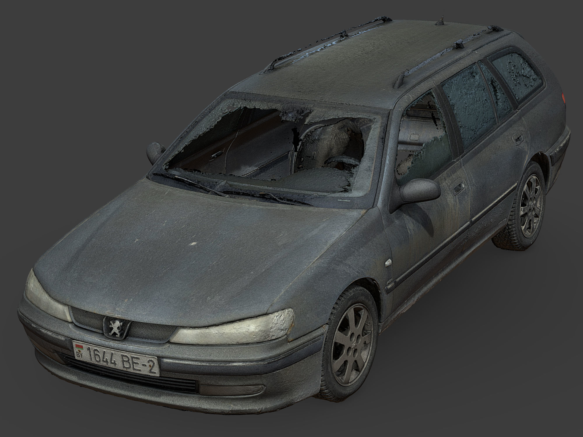 Peugeot 406 Estate RAW Scan 3D model | CGTrader