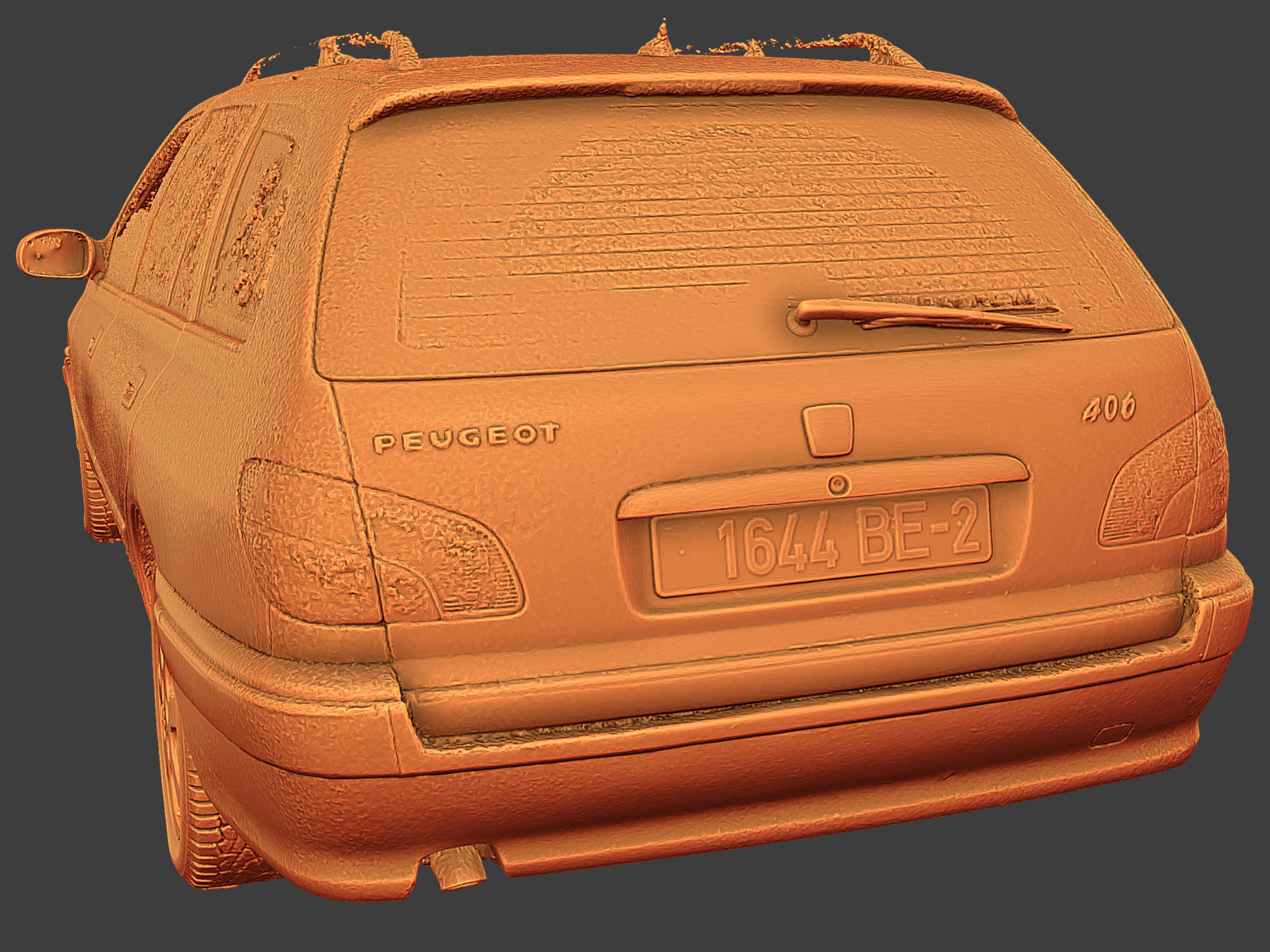 Peugeot 406 Estate RAW Scan 3D model | CGTrader