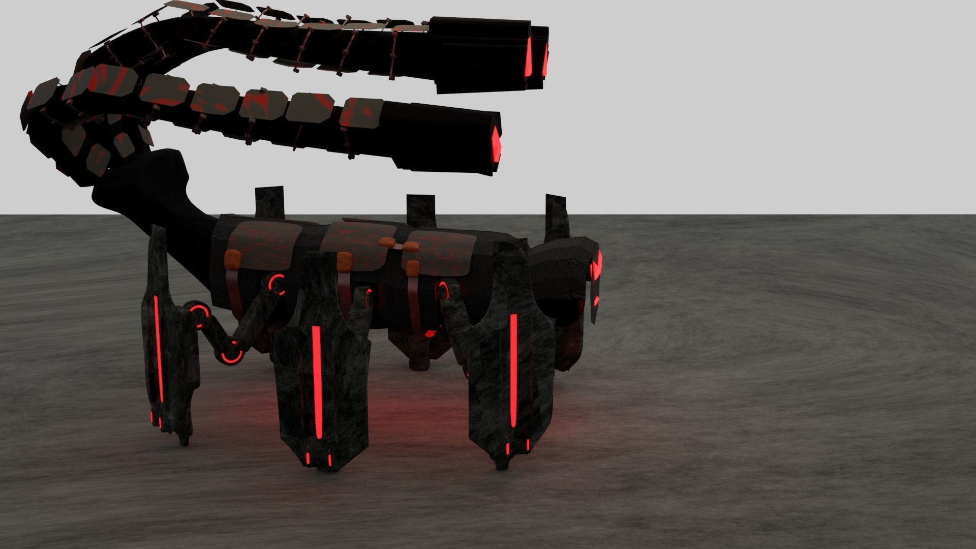 3D model scorpion robot sci-fi themed VR / AR / low-poly | CGTrader