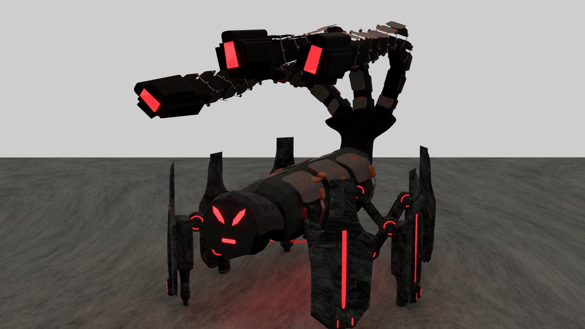 3D model scorpion robot sci-fi themed VR / AR / low-poly | CGTrader
