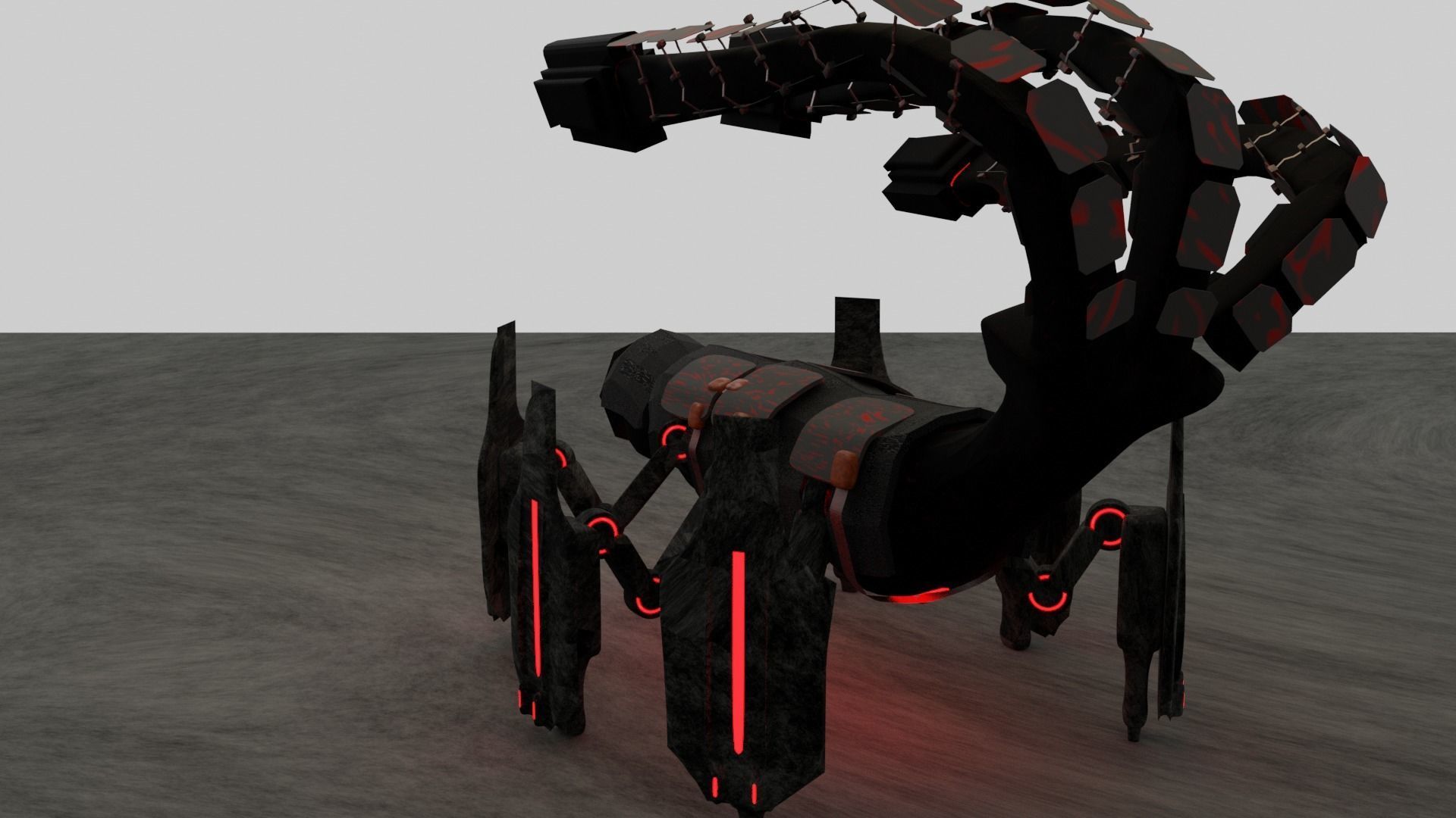 3D model scorpion robot sci-fi themed VR / AR / low-poly | CGTrader