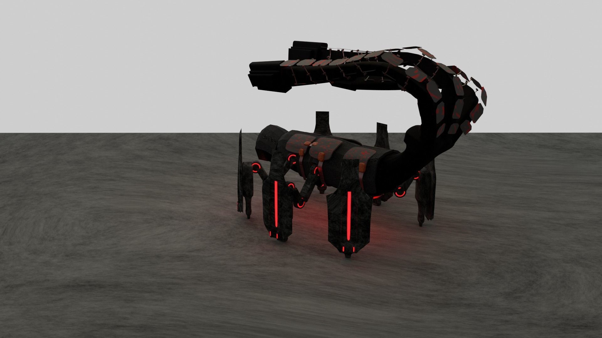 3D model scorpion robot sci-fi themed VR / AR / low-poly | CGTrader