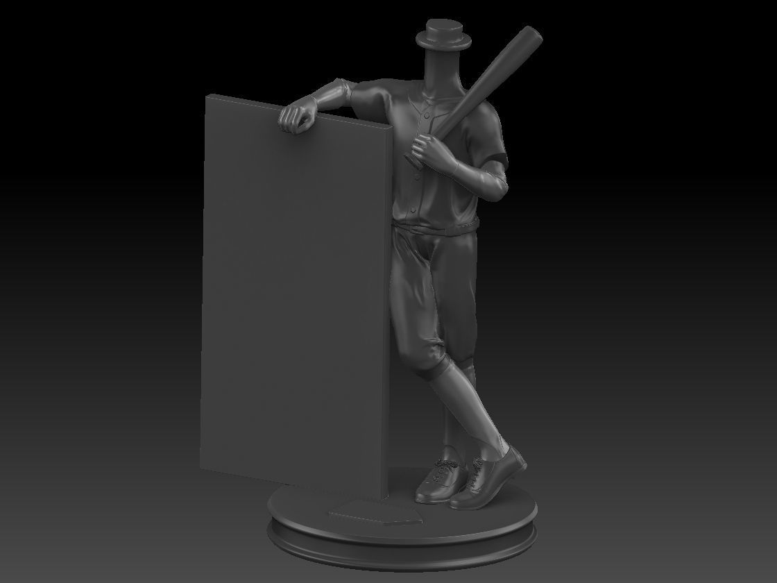 3D Printable Baseball player Bubble Head 3D model 3D printable | CGTrader