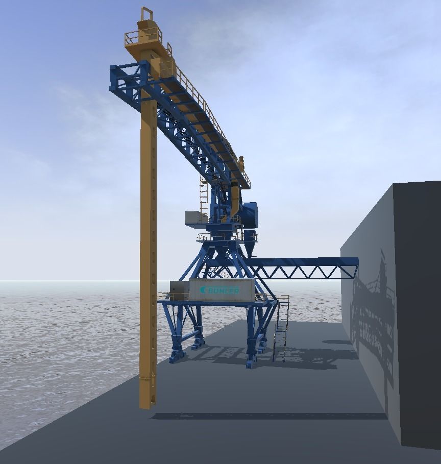 3D model Buhler ship loader 3d low-poly model VR / AR / low-poly | CGTrader
