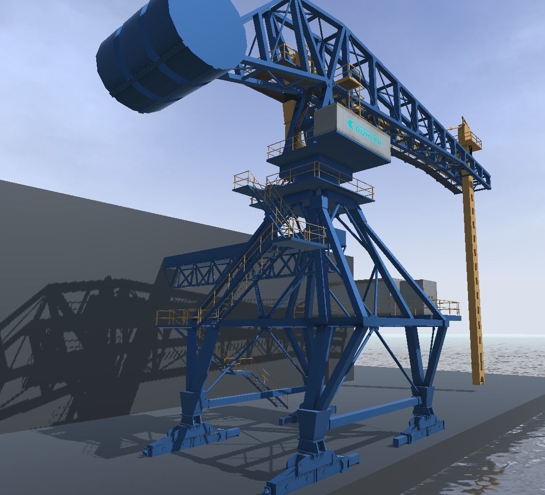 3D model Buhler ship loader 3d low-poly model VR / AR / low-poly | CGTrader