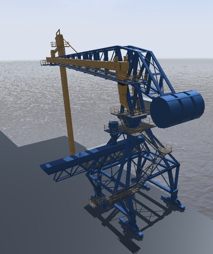 3D model Buhler ship loader 3d low-poly model VR / AR / low-poly | CGTrader