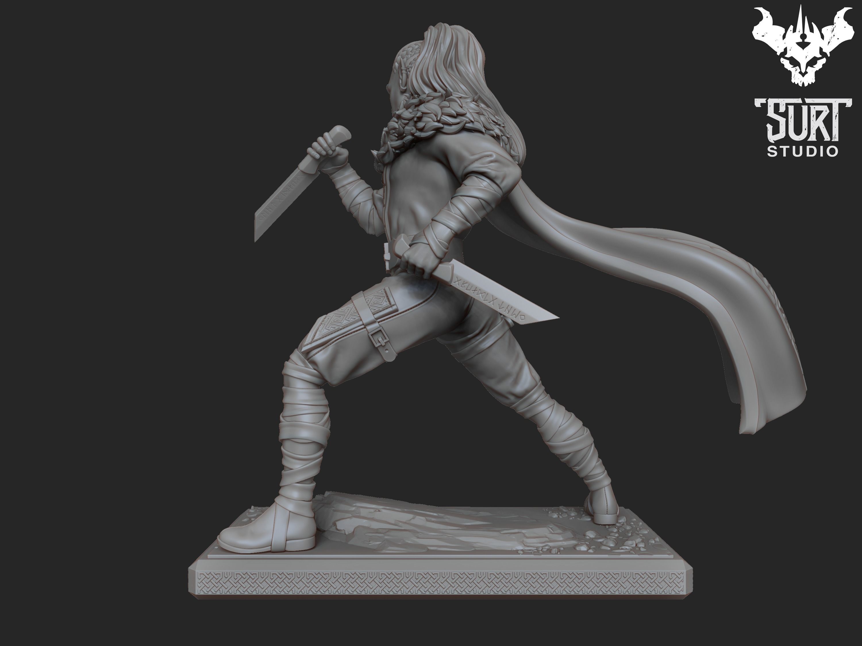 Dark elf 3D model 3D printable | CGTrader