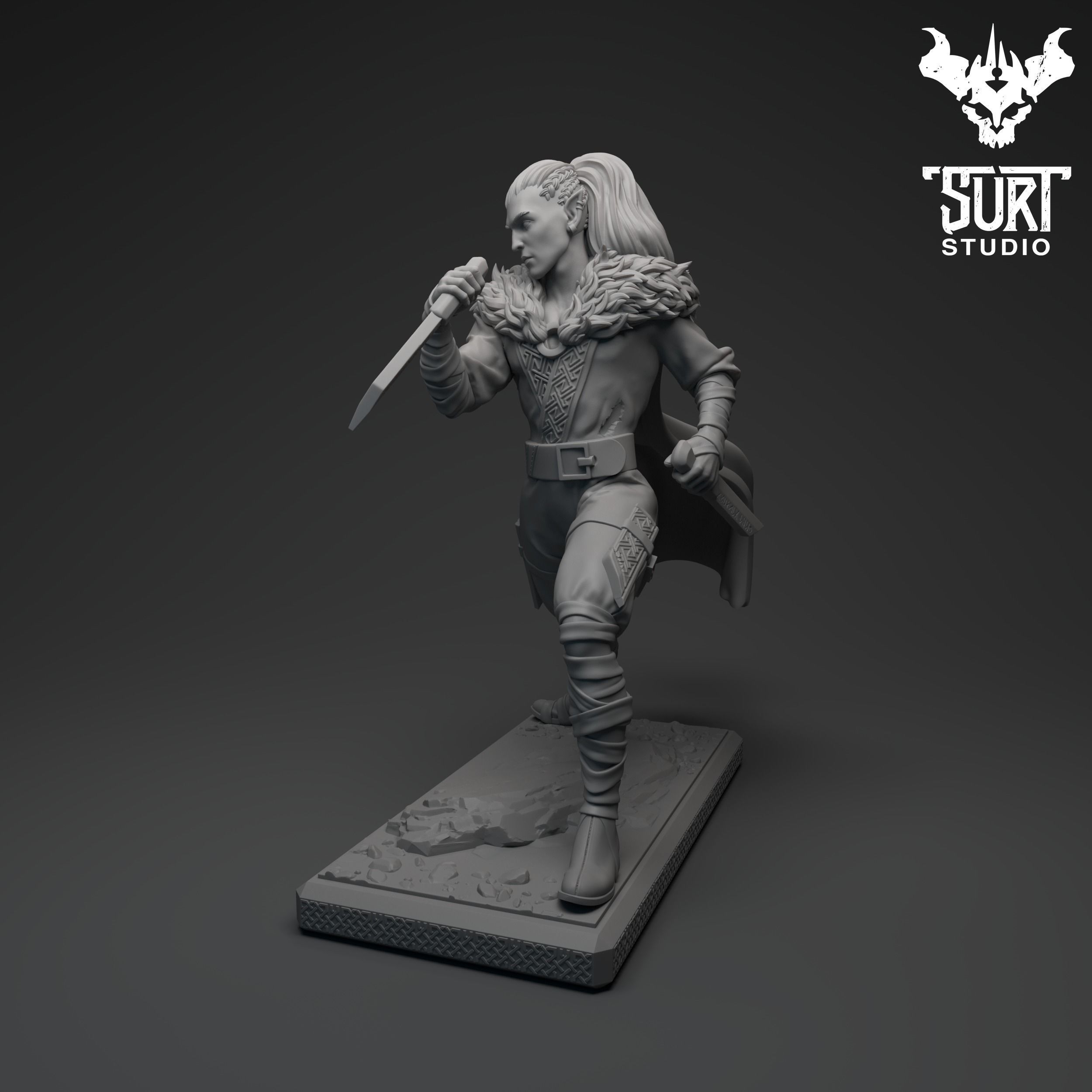 Dark elf 3D model 3D printable | CGTrader