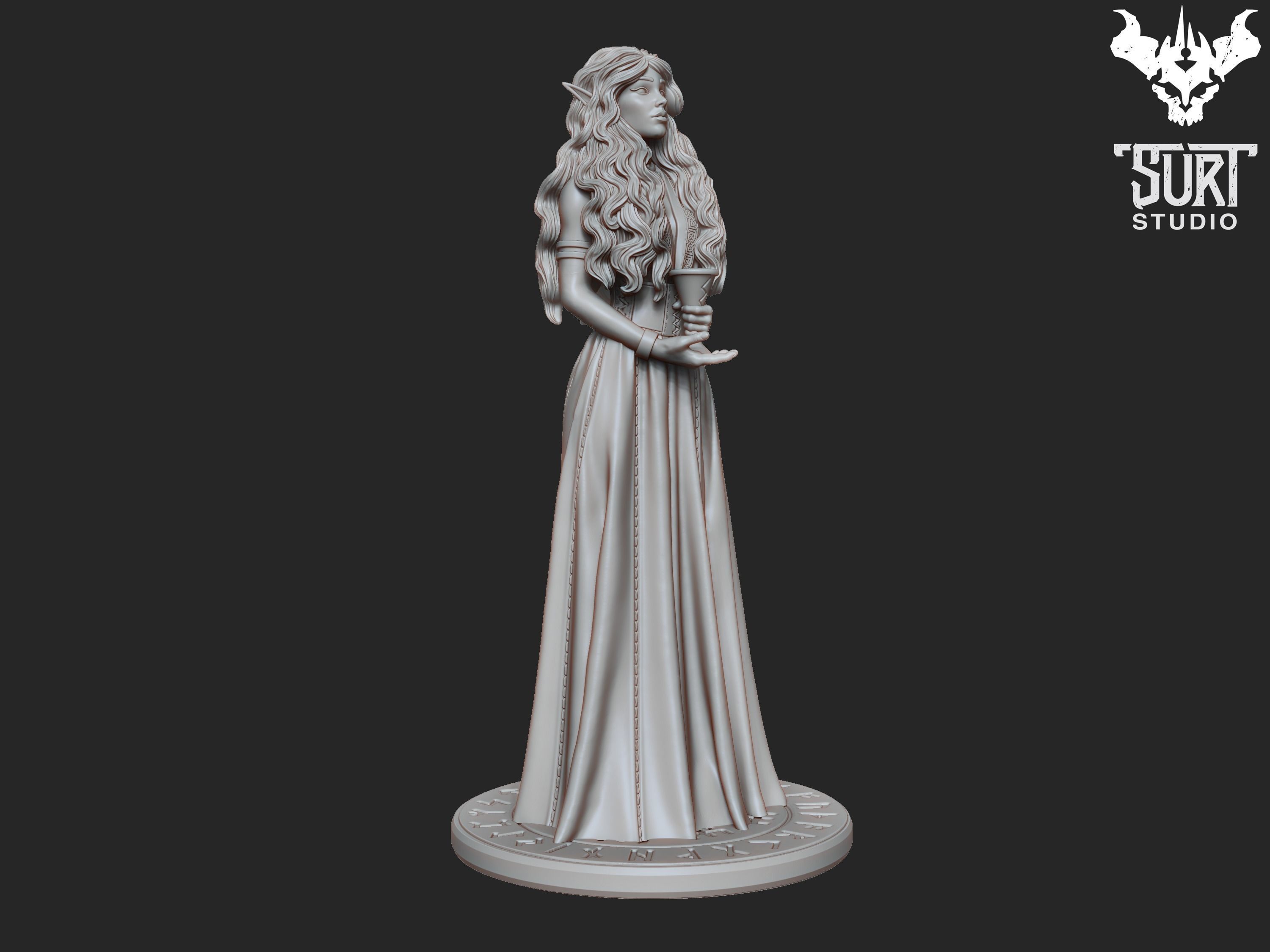 Light elf 3D model 3D printable | CGTrader