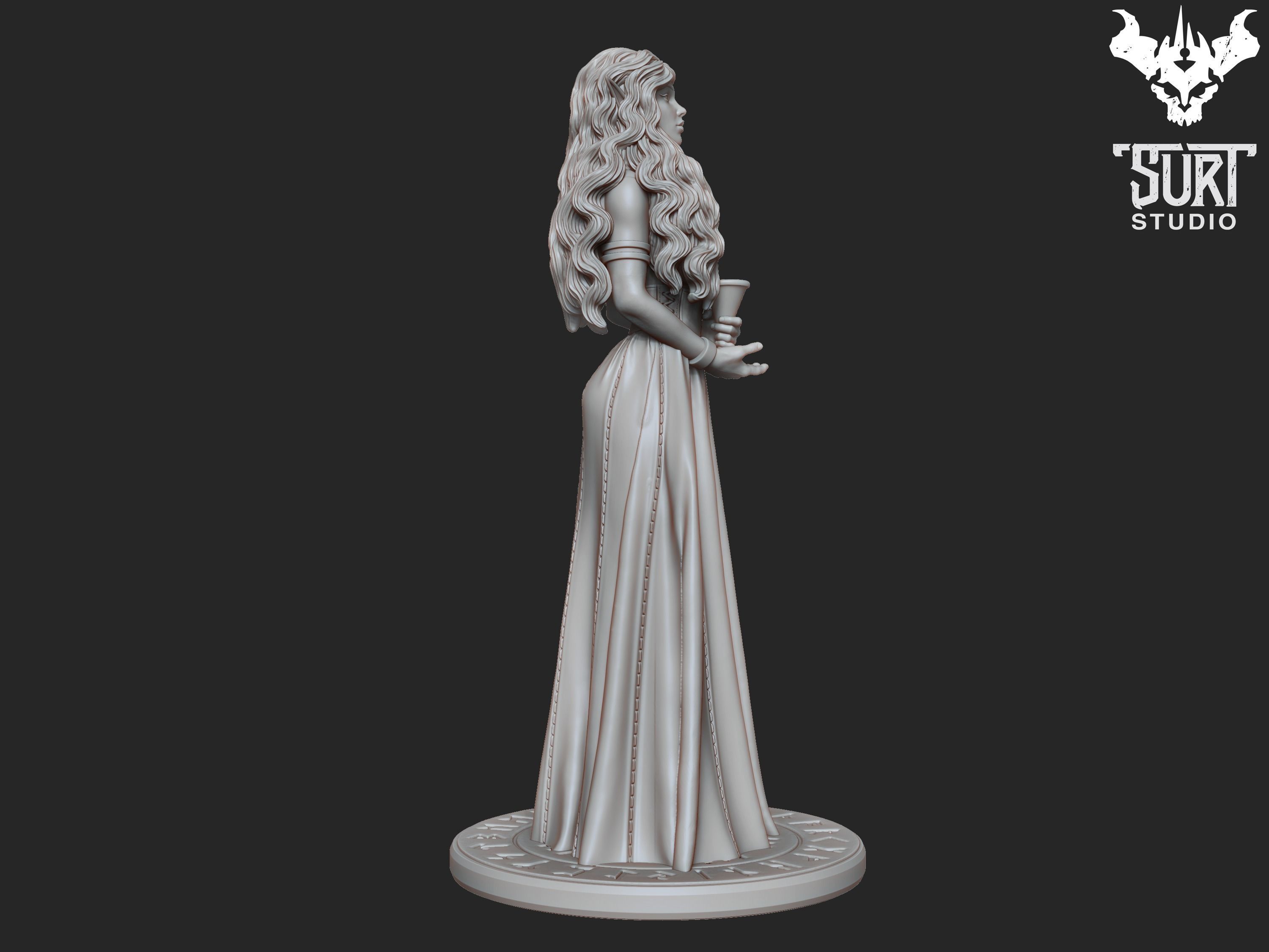 Light elf 3D model 3D printable | CGTrader
