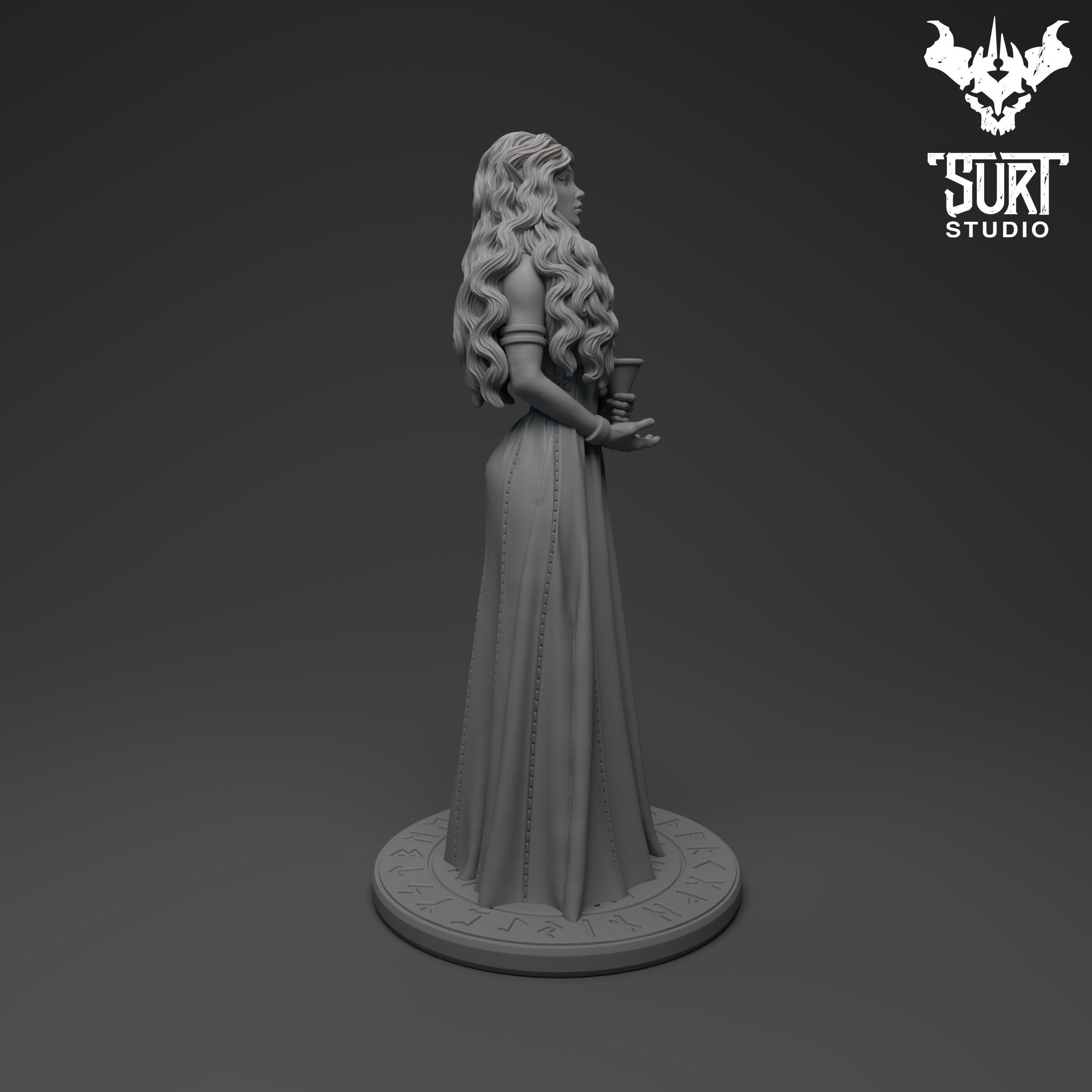 Light elf 3D model 3D printable | CGTrader